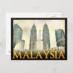 Malaysia Postcard | Zazzle