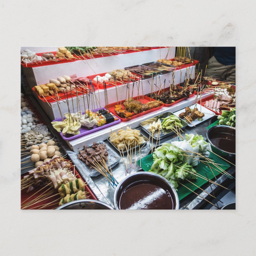 Malaysian Loc Loc Hot Pot Set Asian Foods Postcard | Zazzle