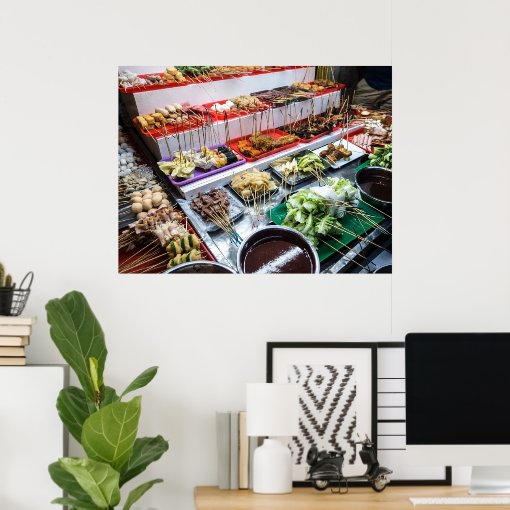 Malaysian Loc Loc Hot Pot Set Asian Foods Poster | Zazzle