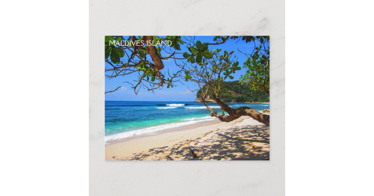 Maldives island postcard | Zazzle
