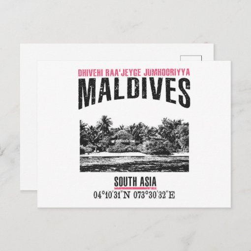 Maldives Postcard | Zazzle