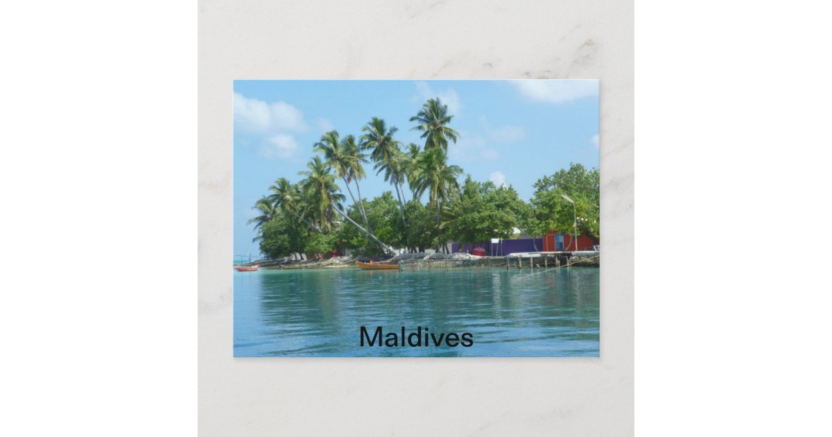 Maldives Postcard | Zazzle