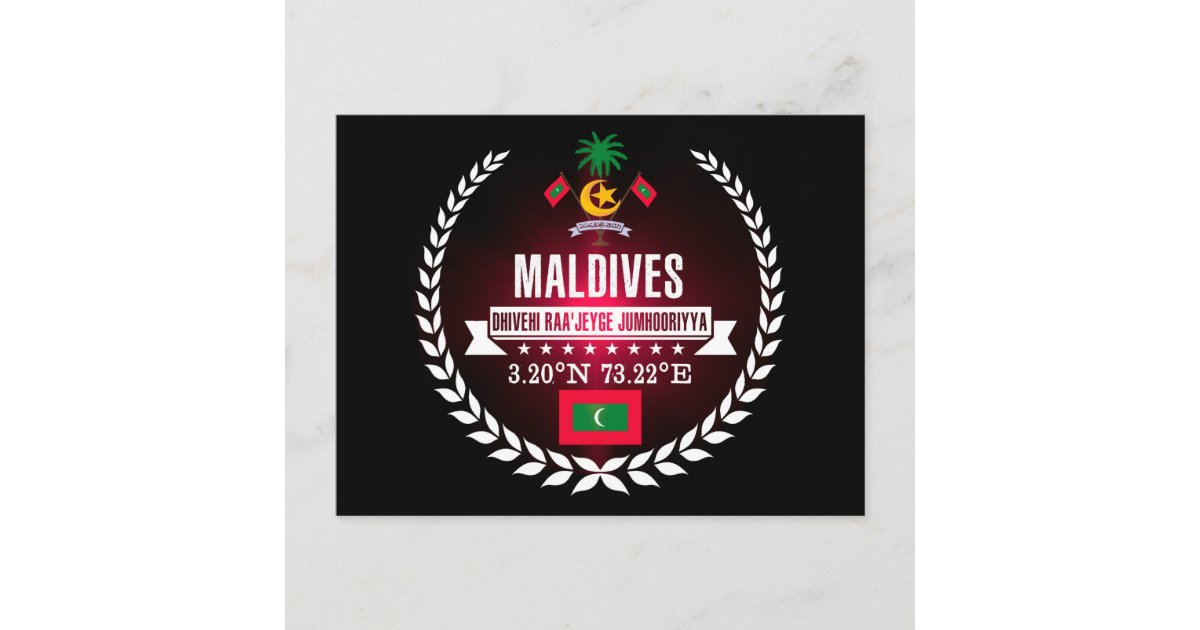Maldives Postcard | Zazzle
