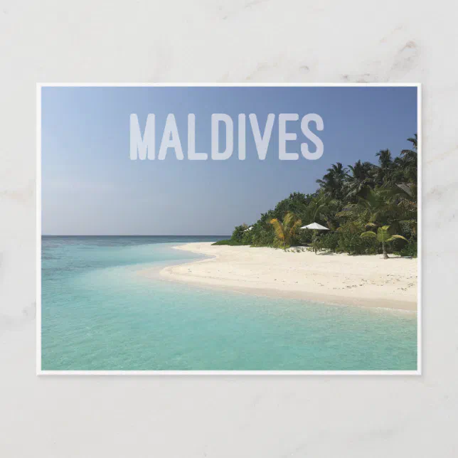 Maldives Postcard | Zazzle