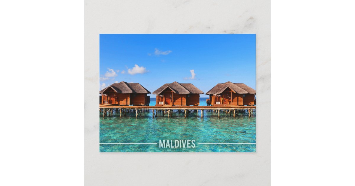 Maldives Postcard | Zazzle