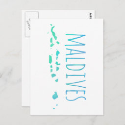 Maldives Postcard | Zazzle