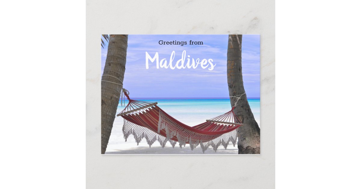 Maldives Postcard | Zazzle