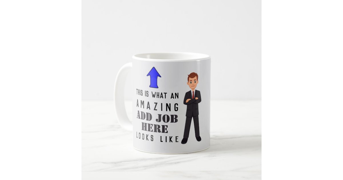 MALE Coworker BOSS Cartoon Caricature Gift Idea Coffee Mug | Zazzle