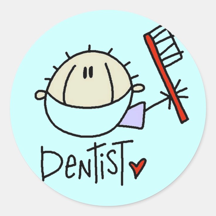 Male Dentist Stickers | Zazzle