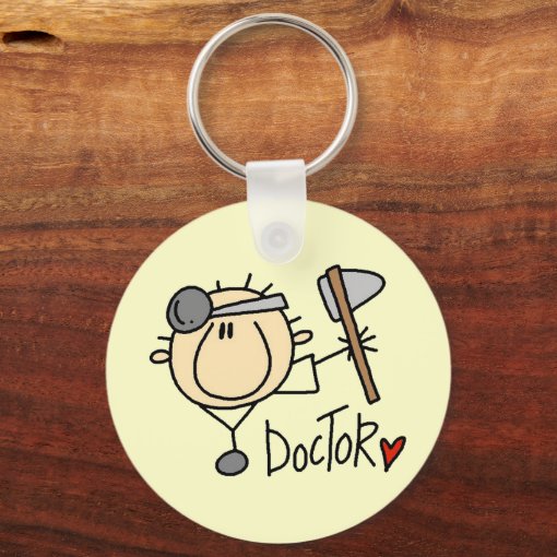 Male Doctor Keychain | Zazzle