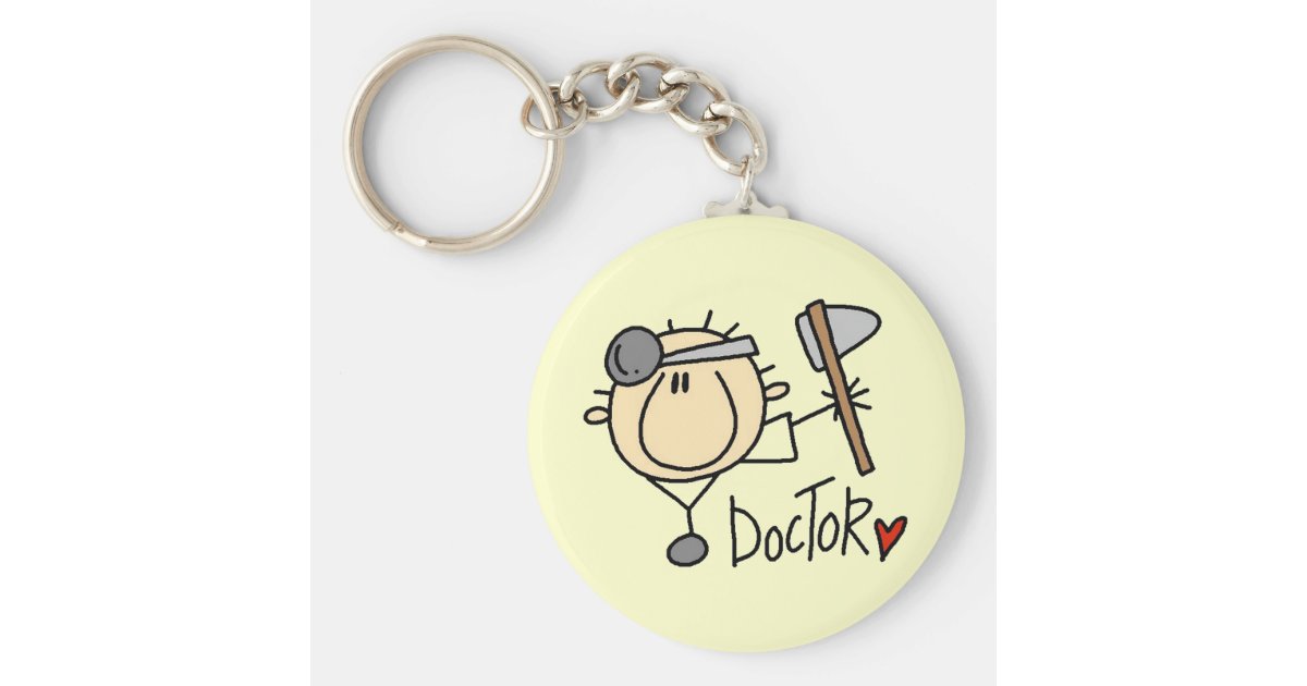 Male Doctor Keychain | Zazzle.com