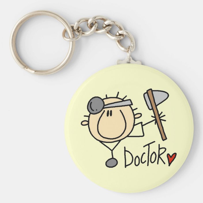 Male Doctor Keychain | Zazzle.com