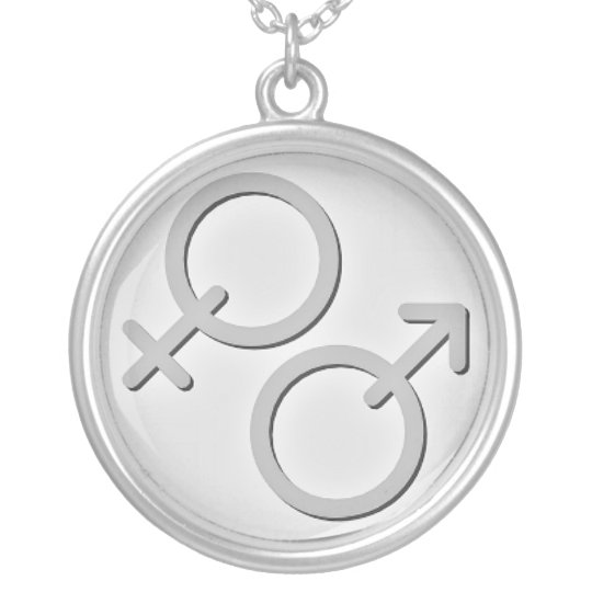 Male & Female Gender Symbols Necklaces | Zazzle.com