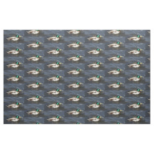 Mallard Ducks Fabric | Zazzle