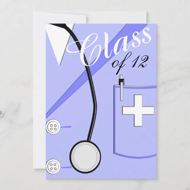 Male Nurse Graduation Party Invitations 2012 | Zazzle