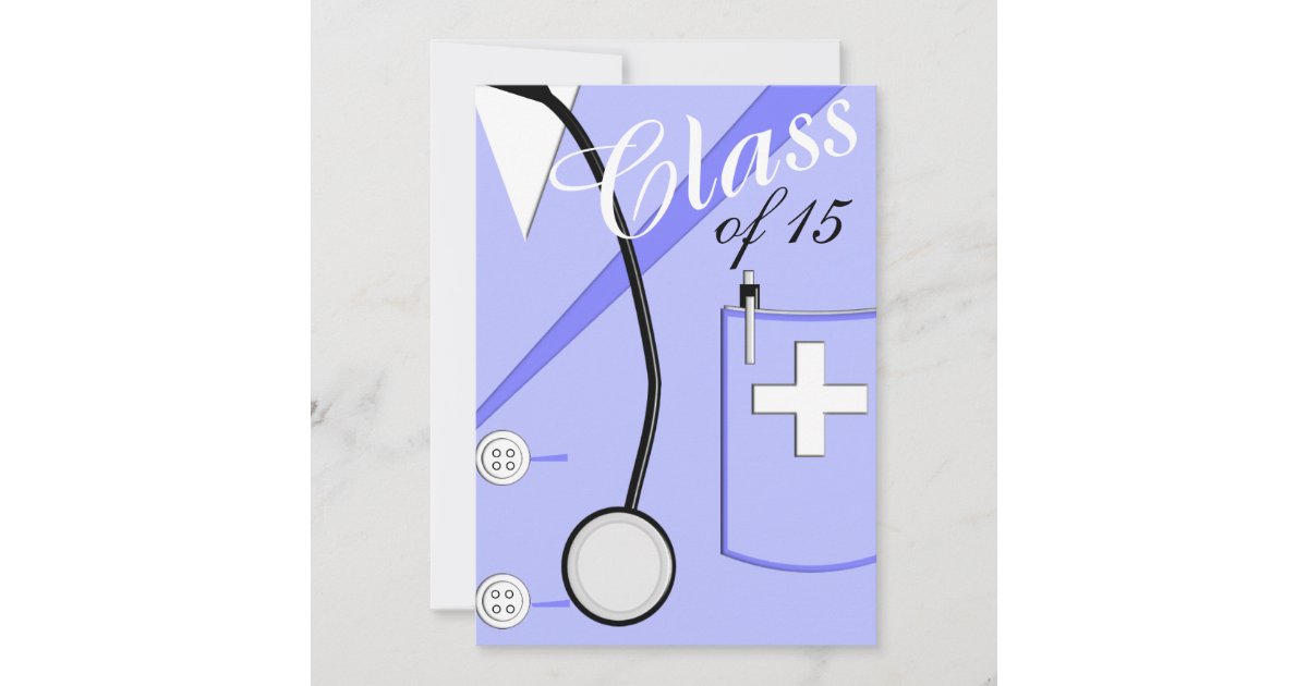 Male Nurse Graduation Party Invitations 2015 | Zazzle