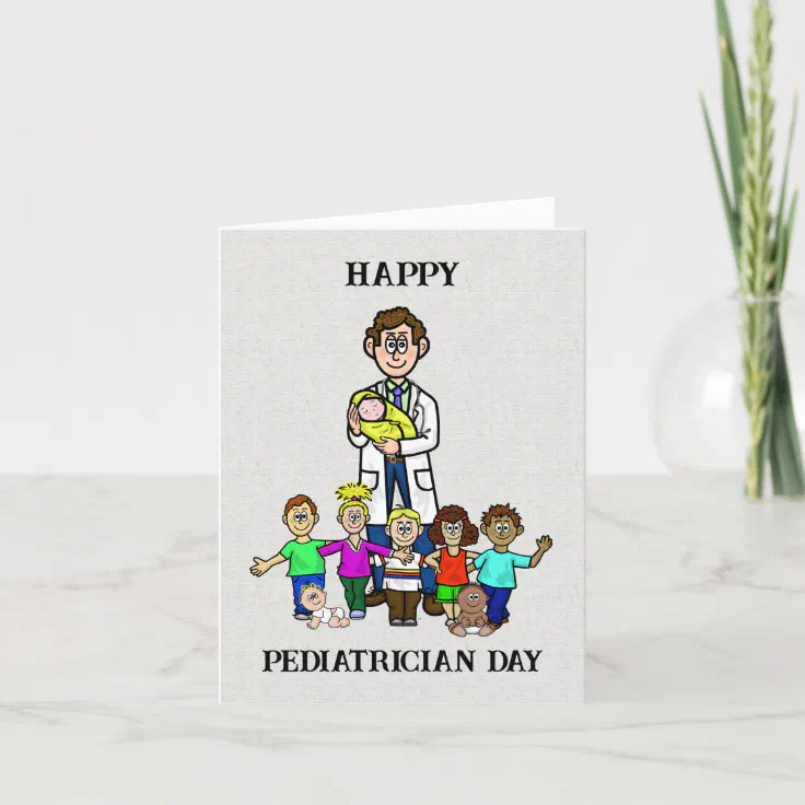 Male Pediatrician Thank You Card | Zazzle