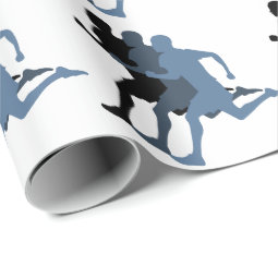Male Runner Wrapping Paper | Zazzle