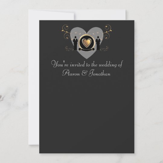 Male wedding invitation | Zazzle.com