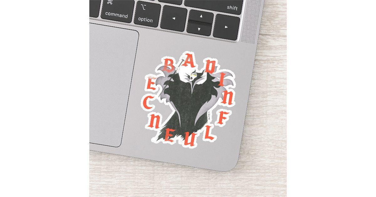 Maleficent | Bad Influence Sticker | Zazzle