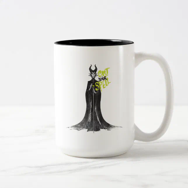 Maleficent | Cast Your Spell Two-Tone Coffee Mug | Zazzle