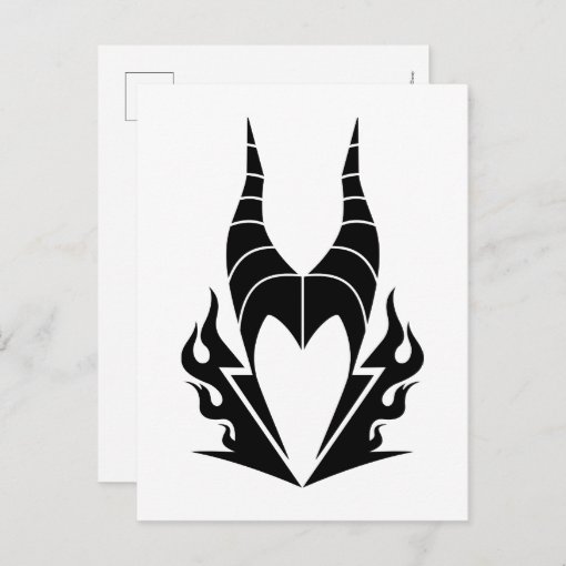 Maleficent Logo Postcard | Zazzle