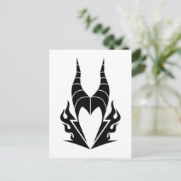 Maleficent Logo Postcard | Zazzle