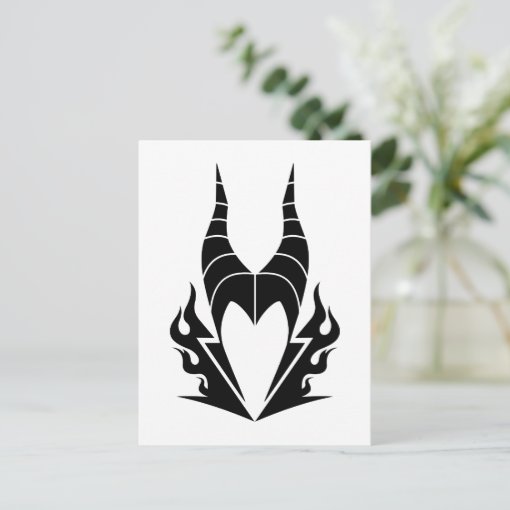 Maleficent Logo Postcard | Zazzle