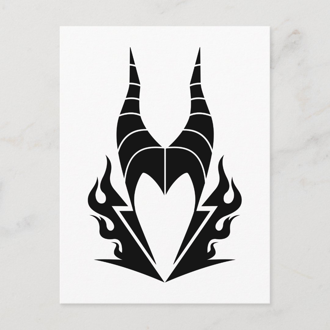 Maleficent Logo Postcard | Zazzle
