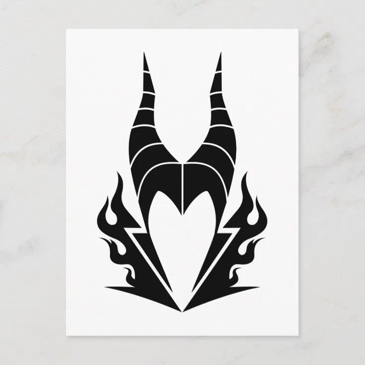 Maleficent Logo Postcard | Zazzle