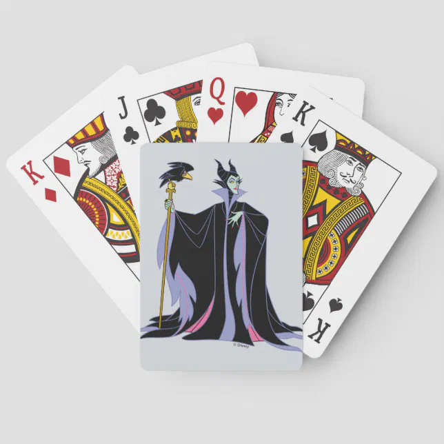 Maleficent | With Diablo Playing Cards | Zazzle