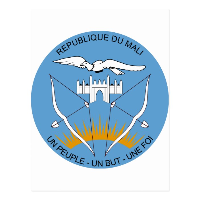 Mali Coat of Arms Postcard | Zazzle.com