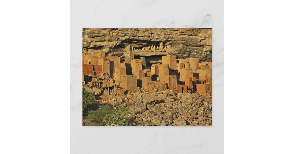 MALI, Dogon Lands. Traditional Tellem malian Postcard | Zazzle