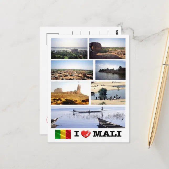 Mali - I Love - Postcard | Zazzle
