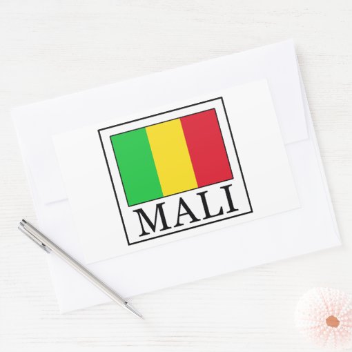 Mali Rectangular Sticker | Zazzle