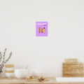 Malibu, Malibu Beach, Preppy, Preppy Girl, Purple Poster | Zazzle