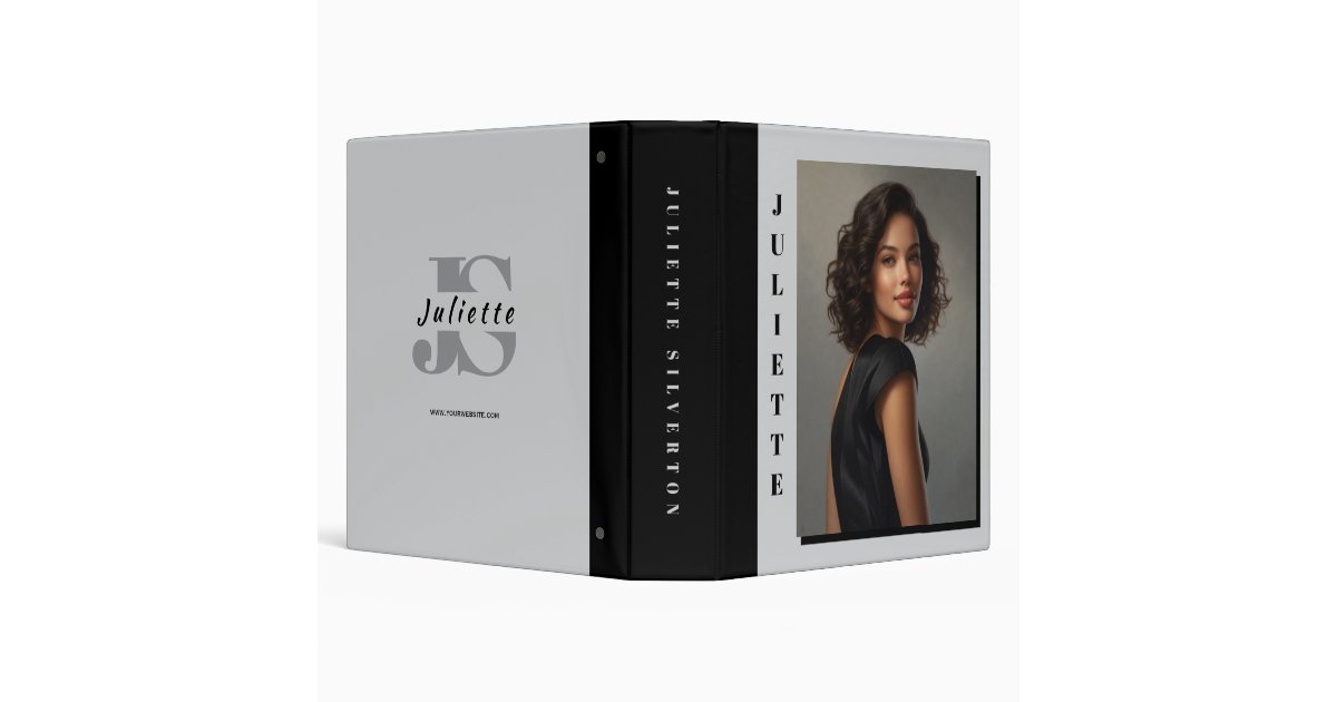 Malibu Ridge Model Modeling Portfolio 3 Ring Binder | Zazzle