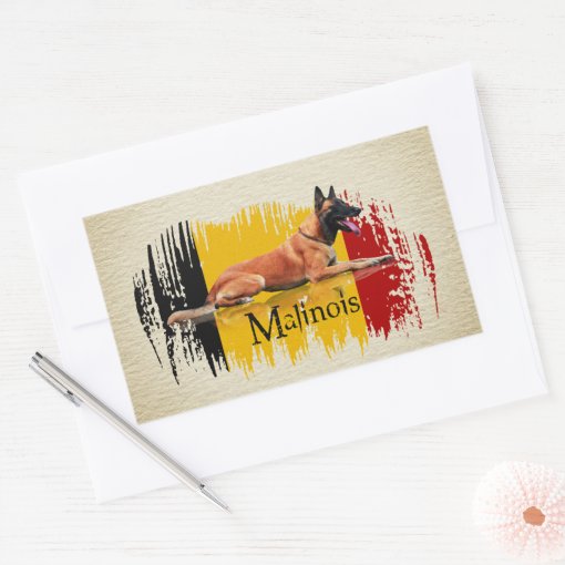 Malinois - Belgian shepherd -Mechelaar -Maligator Rectangular Sticker ...