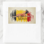 Malinois - Belgian shepherd -Mechelaar -Maligator Rectangular Sticker ...