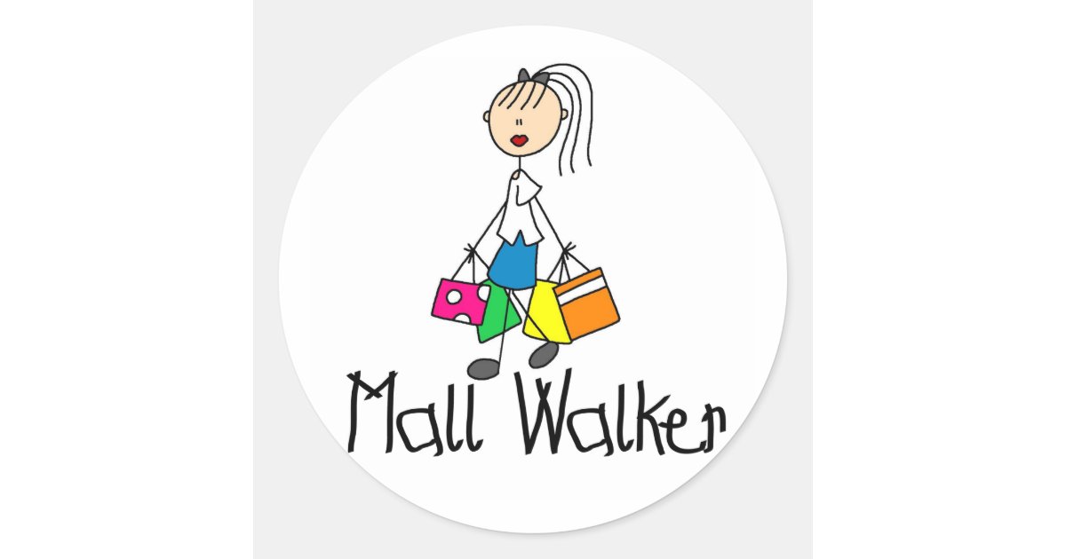 Mall Walker Sticker Sticker | Zazzle