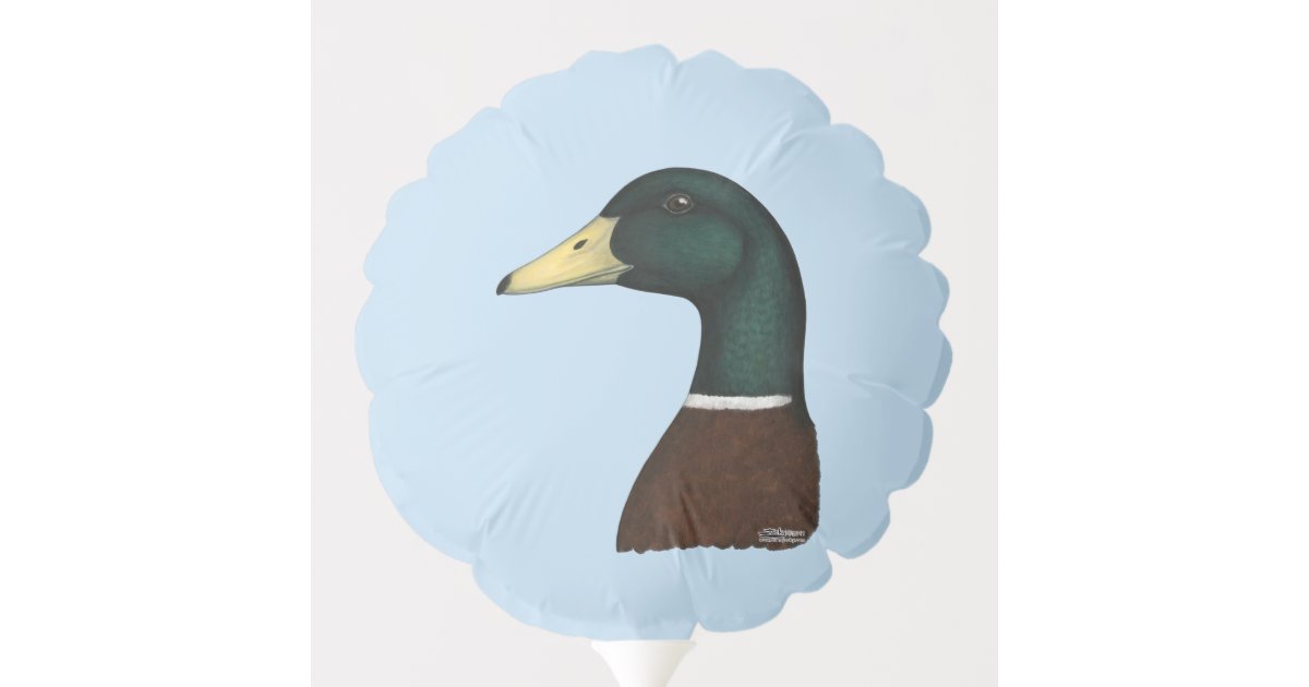 Mallard Drake Head Balloon | Zazzle