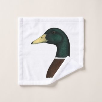 Mallard Drake Head Bath Towel Set | Zazzle