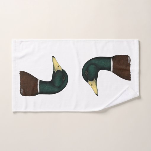 Mallard Drake Head Bath Towel Set | Zazzle