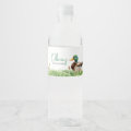 Mallard Duck Baby Shower Water Bottle Label | Zazzle