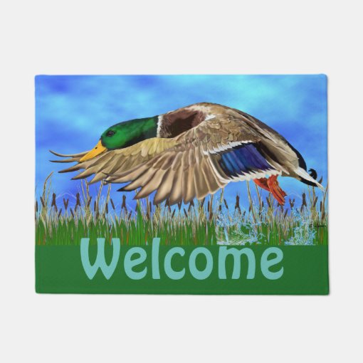 Mallard Duck Doormat | Zazzle