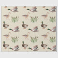 Mallard Duck Drake and Hen Wrapping Paper | Zazzle
