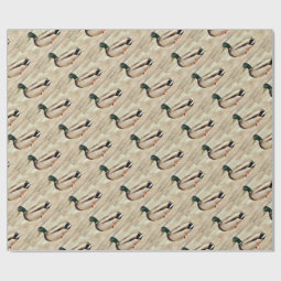 Mallard Duck Photo Wrapping Paper | Zazzle