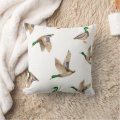 Mallard Duck throw Pillow | Zazzle