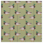 Mallard Ducks Fabric | Zazzle