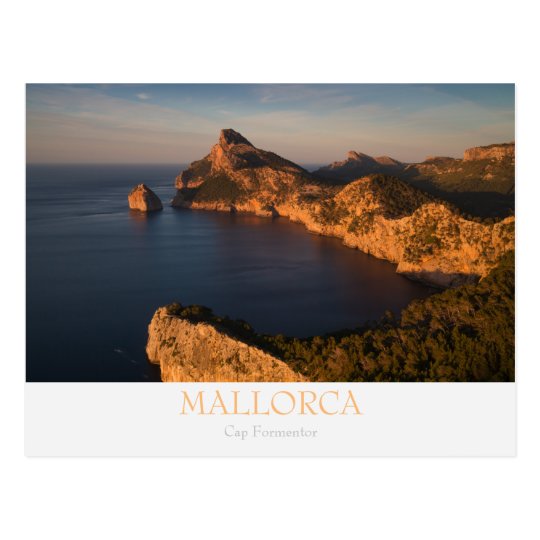 Mallorca - Cap Formentor postcard with text | Zazzle.com